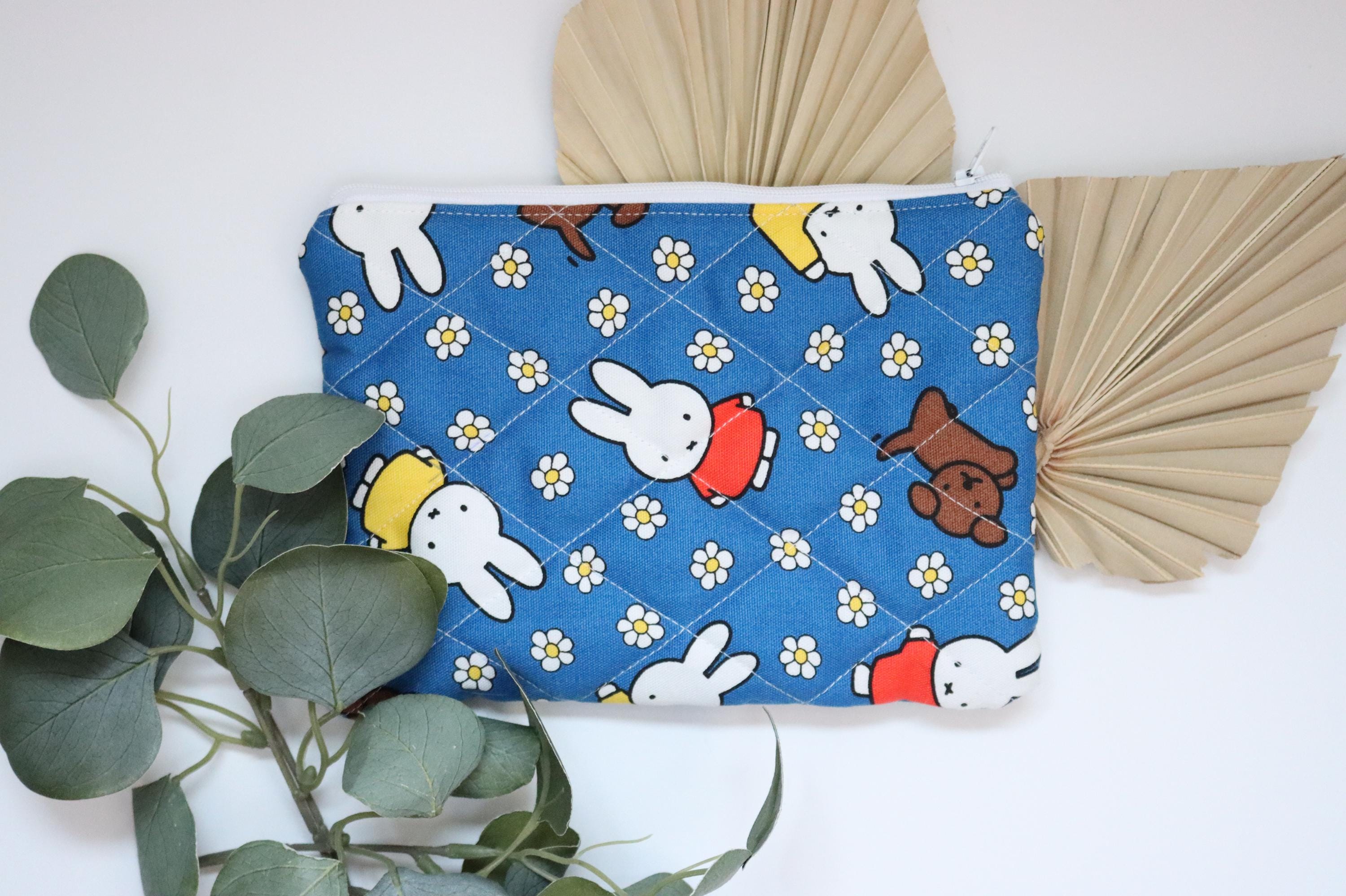 Cute Bunny - Everyday Zippered Pouch / Personalized Embroidery / Gifts ...