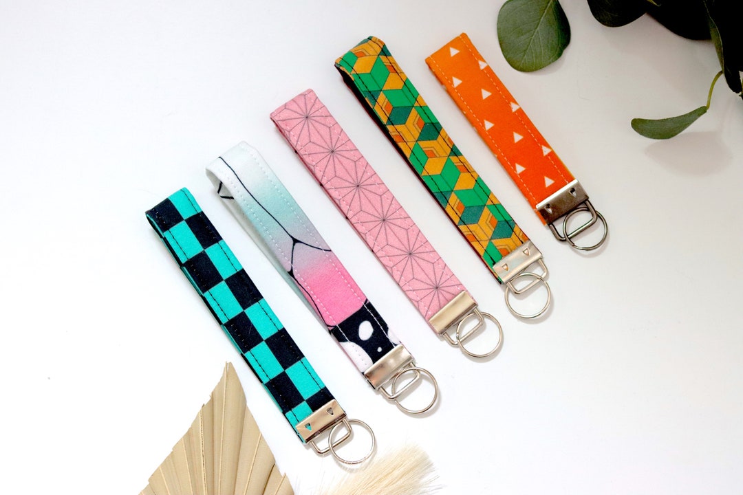 Demon Slaying Keychain Fobs | Gift Ideas | Personal - Etsy