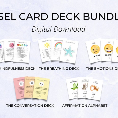 Feelings & Emotions Chart Print Set of 3 Calming Corner | Etsy