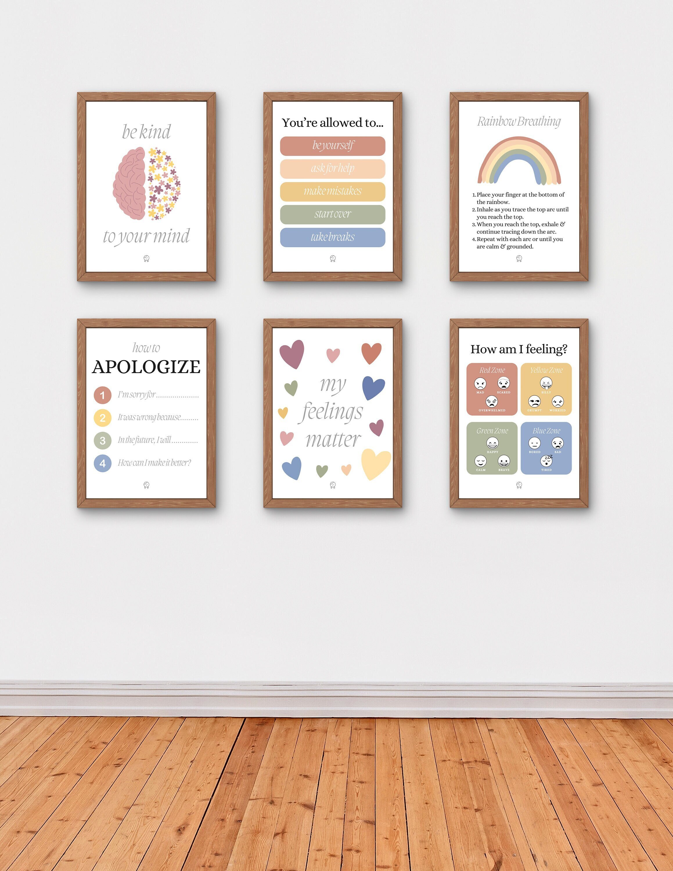 Calm Corner Poster Pack Classroom, Playroom, Counseling Office Social ...