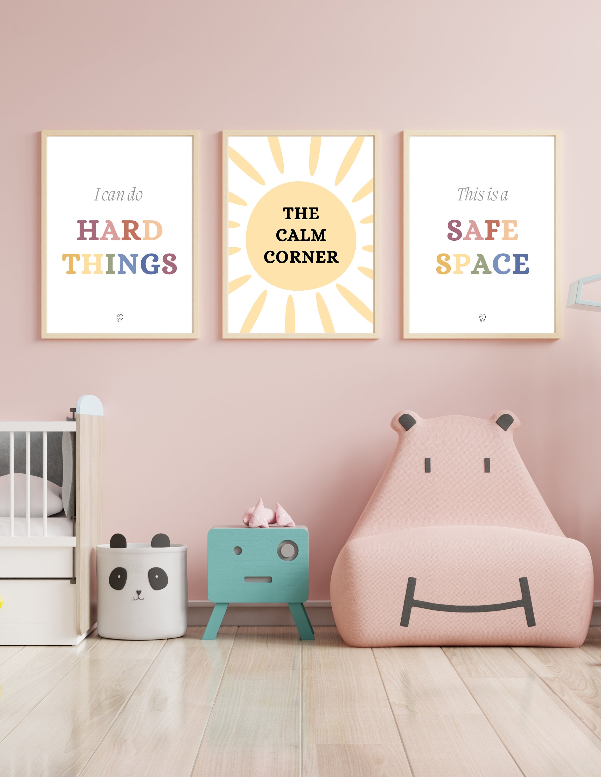Calm Corner Poster Pack Classroom, Playroom, Counseling Office Social ...