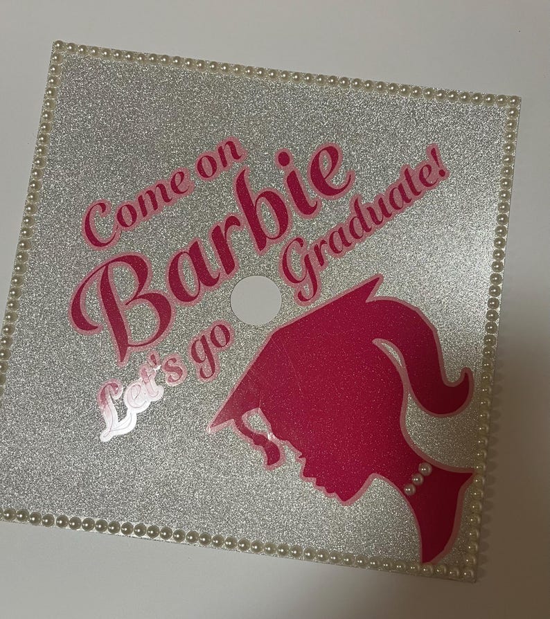 Barbie Grad Cap Topper - Etsy