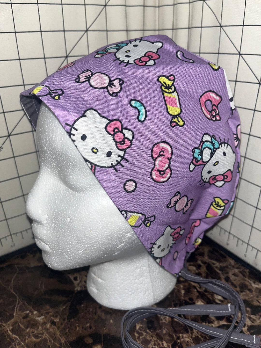 Hello Kitty Scrub Cap - Etsy