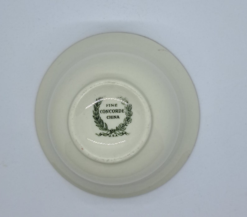 Vintage Fine Concorde China Floral Gold Rimmed Bowl - Etsy