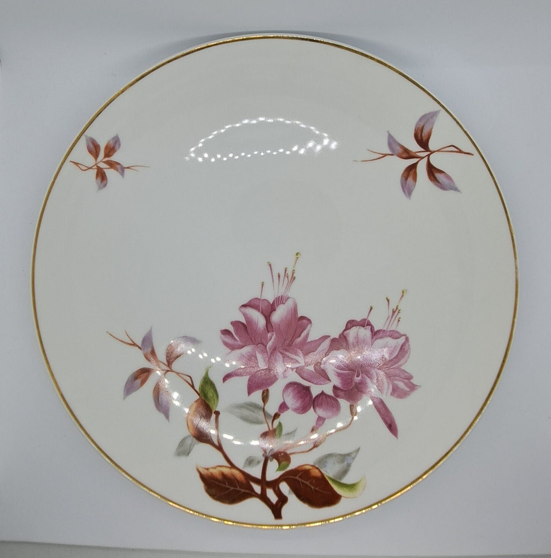 Vintage Aladdin Fine China Made in Occupied Japan Pink Flowers Gold ...