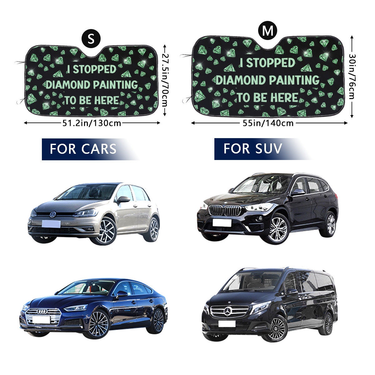 Diamond Painting Accessories Windshield Sun Shade Car sold by Ed ...
