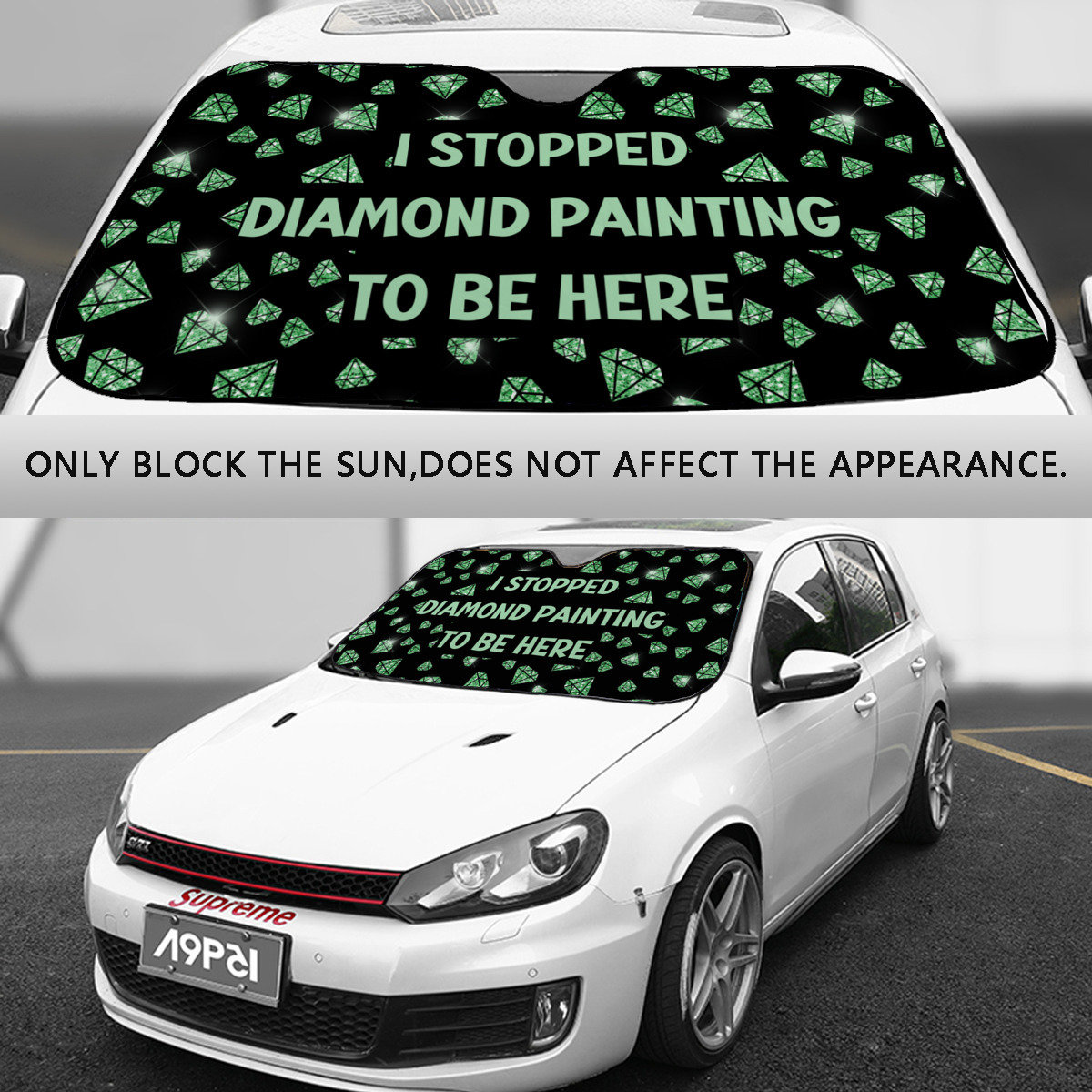 Diamond Painting Accessories Windshield Sun Shade Car sold by Rayner ...