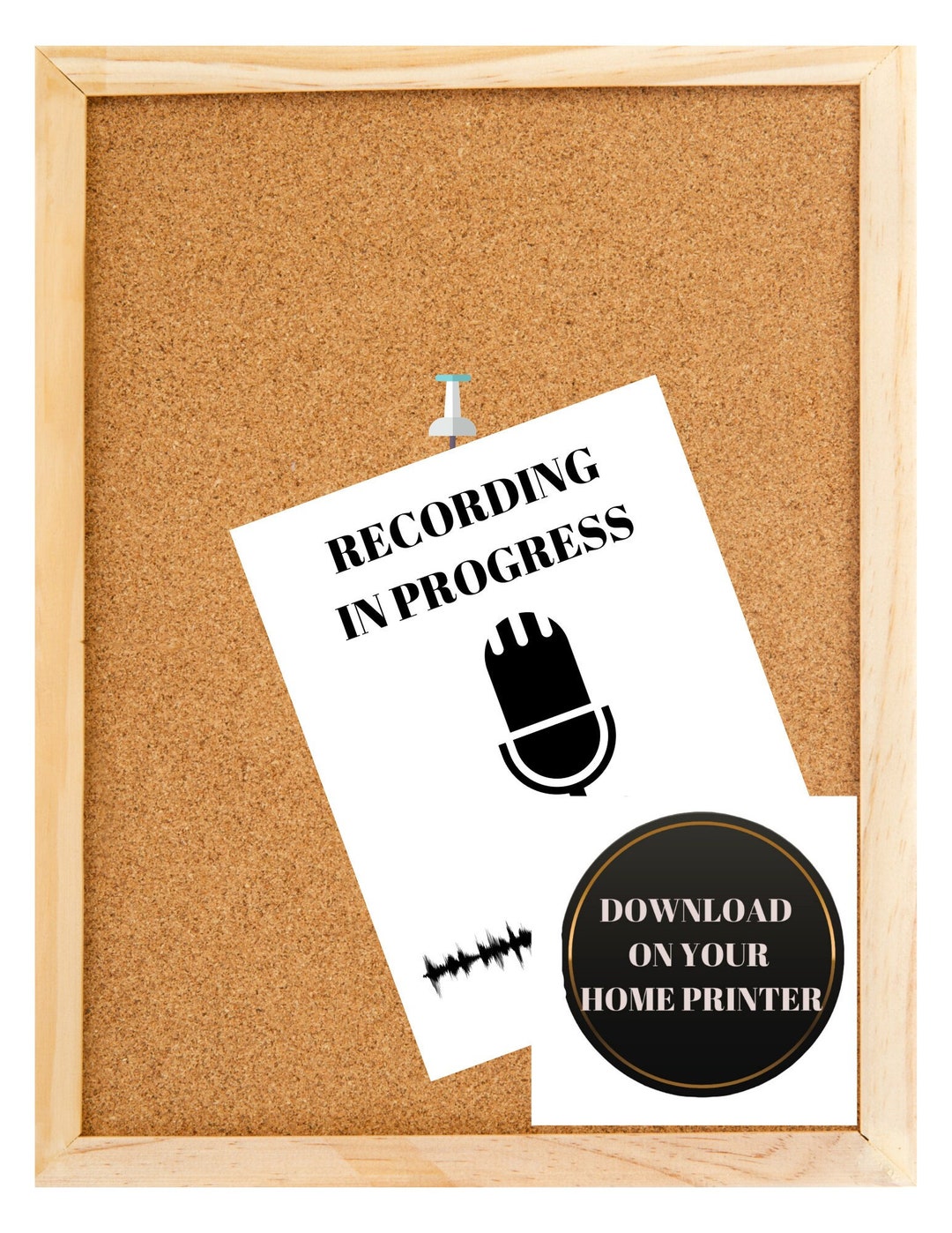 Recording in Progress Sign / Do Not Disturb / Printable/quiet Please ...