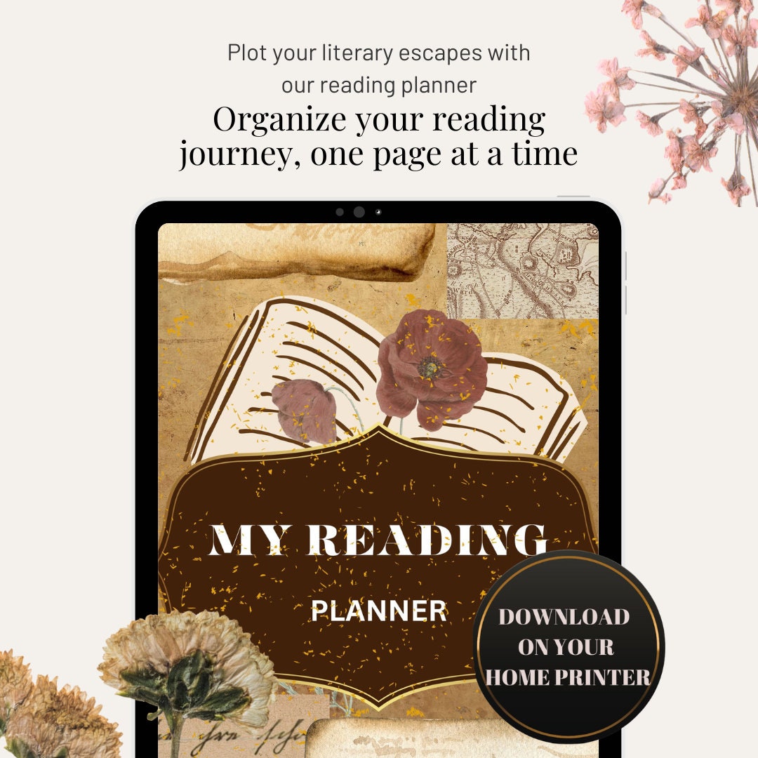 My Reading Planner Printable | Instant Download | Reading Planning ...