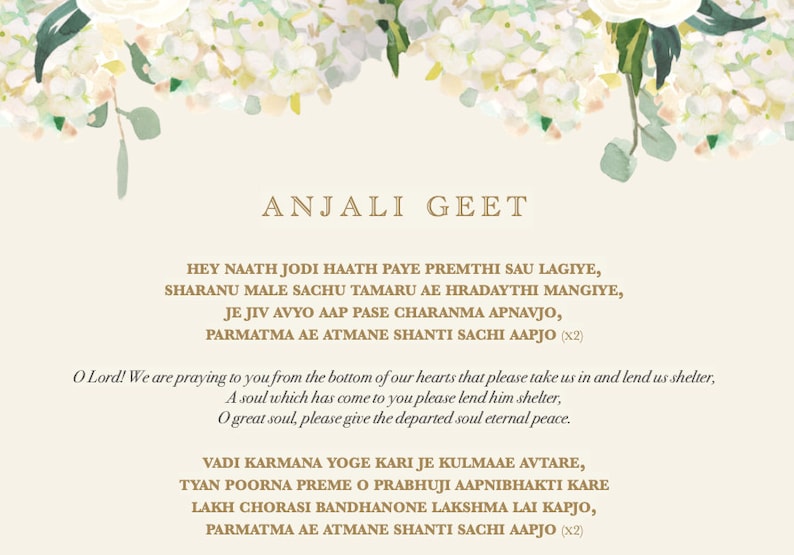 Anjali Geet he Nath Jodi Bhajan Lyrics & English Translation - Etsy