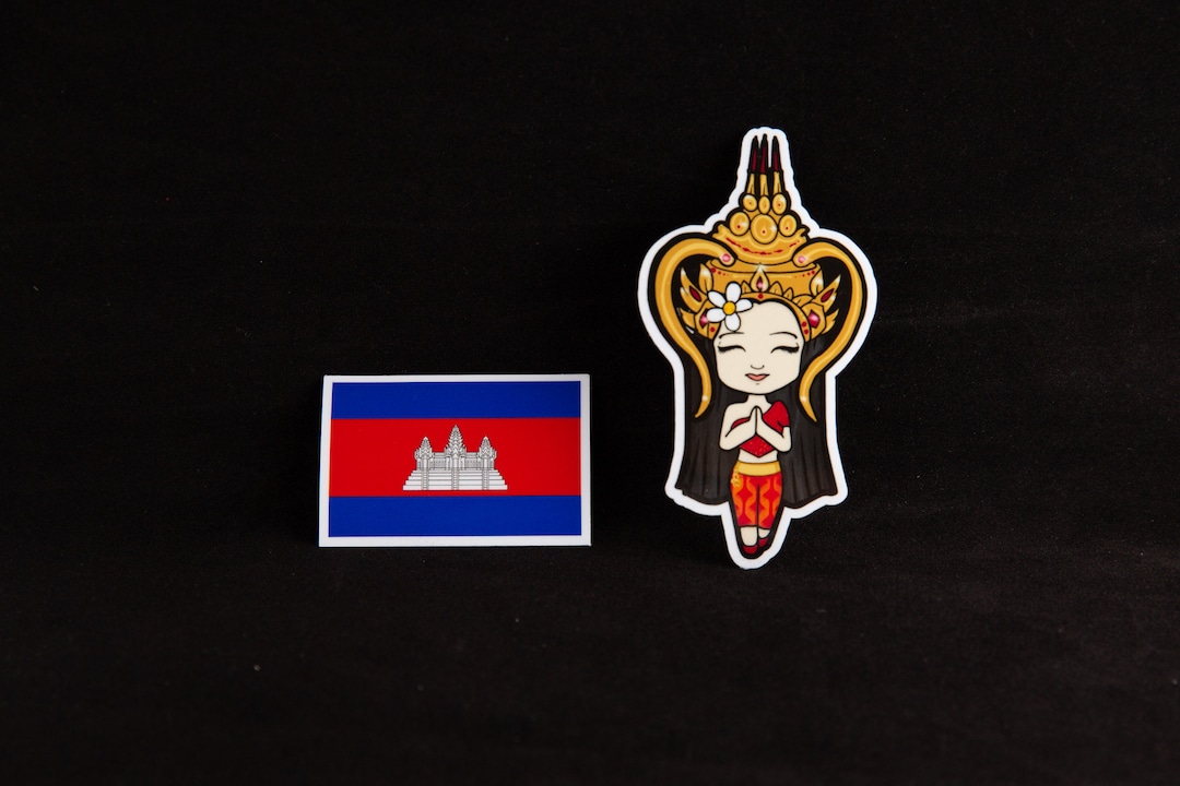 Khmer (cambodian) Vinyl Sticker Pack - Etsy