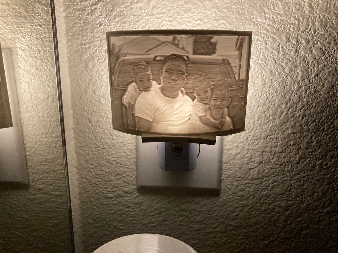 Customized 3D Printed Lithophane Night Light - Etsy