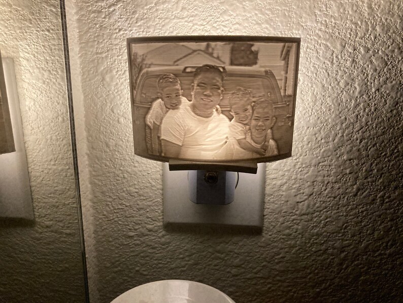 Customized 3D Printed Lithophane Night Light - Etsy