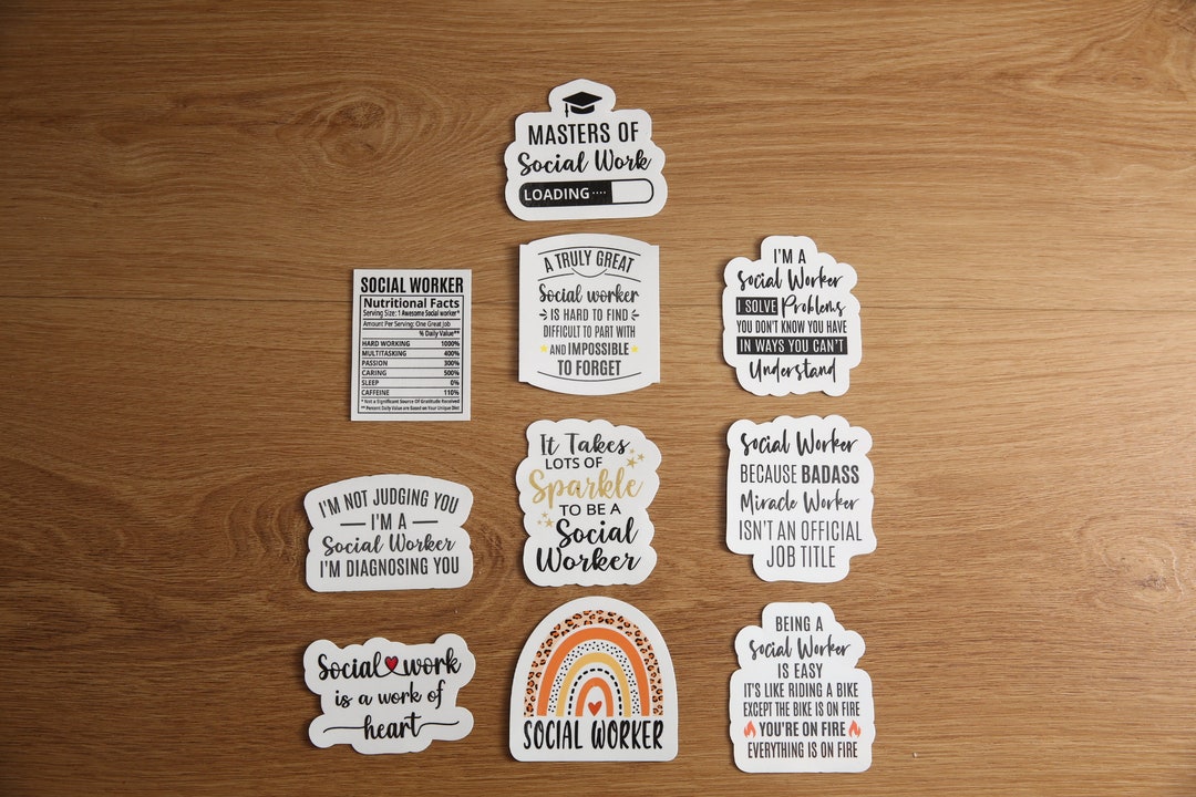 Social Worker Sticker Pack 1 - Etsy