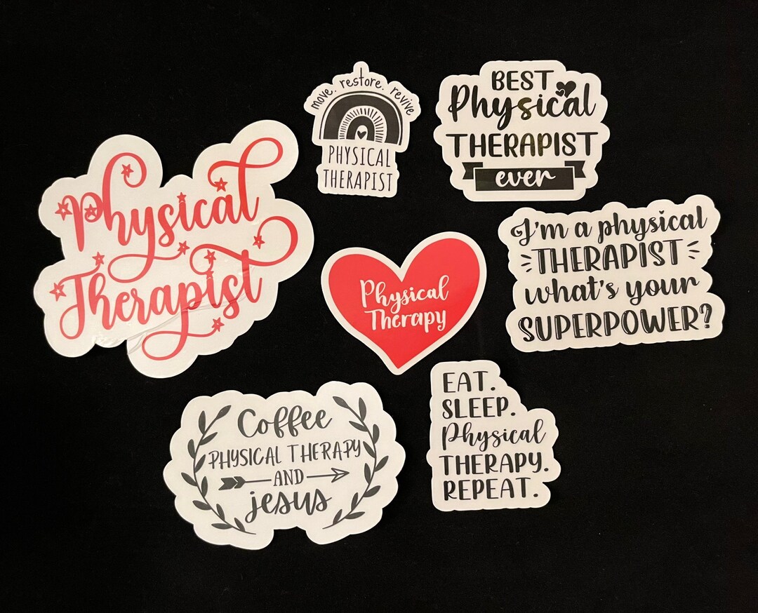 Physical Therapist Sticker Pack - Etsy