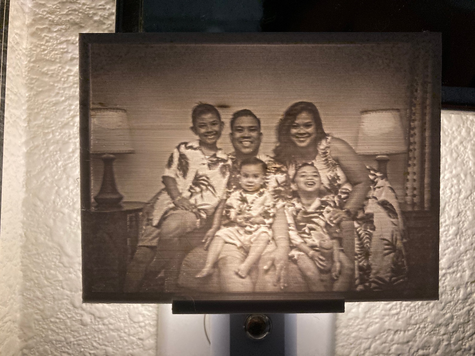 Customized 3D Printed Lithophane Night Light - Etsy