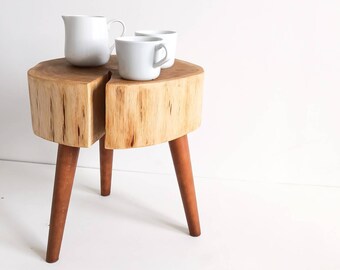 Small Oak End Table - Etsy