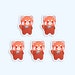 Stabby Red Panda Vinyl Sticker, Red Panda With Knife, Animals With ...