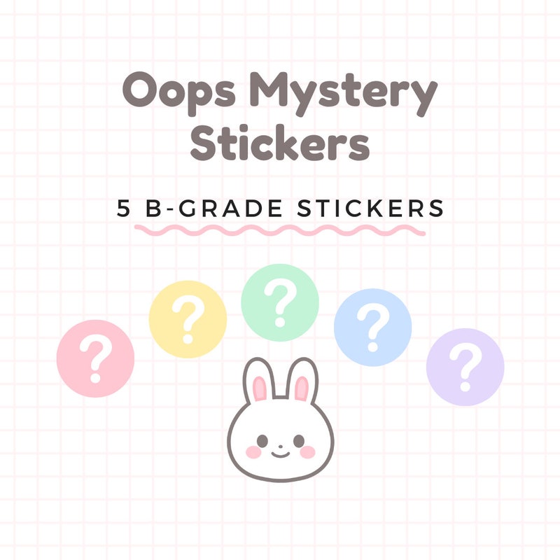 Oops Stickers - Etsy