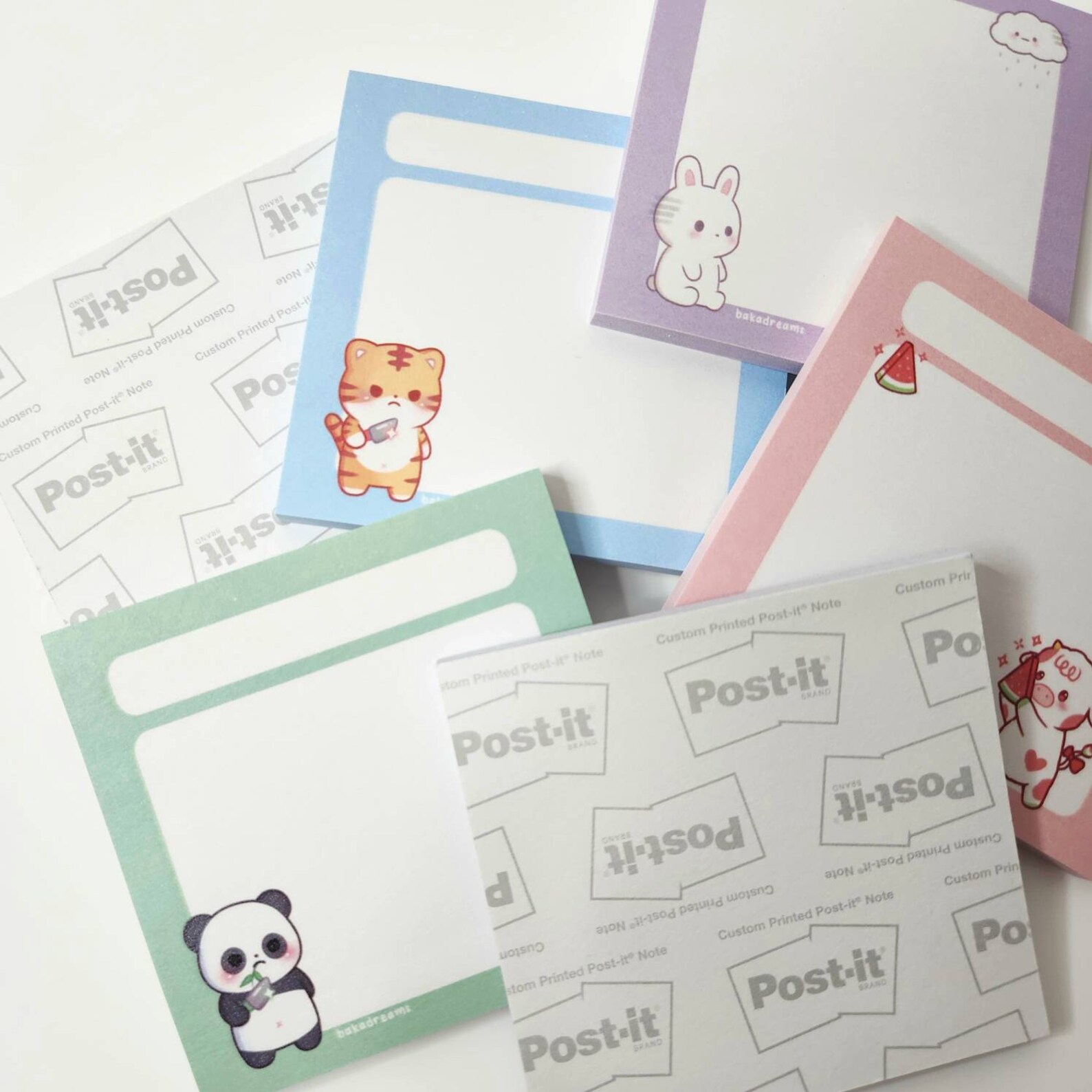 Stabby Red Panda Post-it® Sticky Notes, Animals With Knives, Memo Pad ...