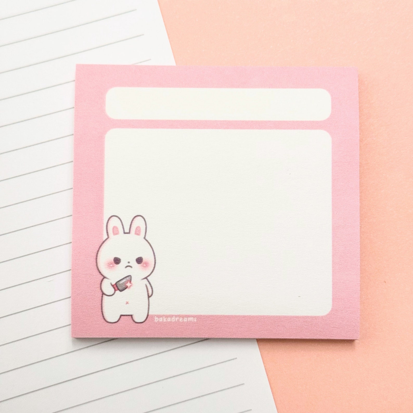 Stabby Bunny Post-it Sticky Notes, Animals With Knives Memo Pad - Etsy