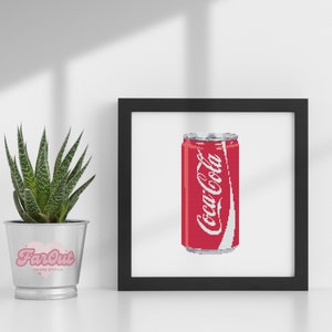 Mini Cola Coke Can Soda Pop Cross Stitch Pattern PDF | Instant Download ...