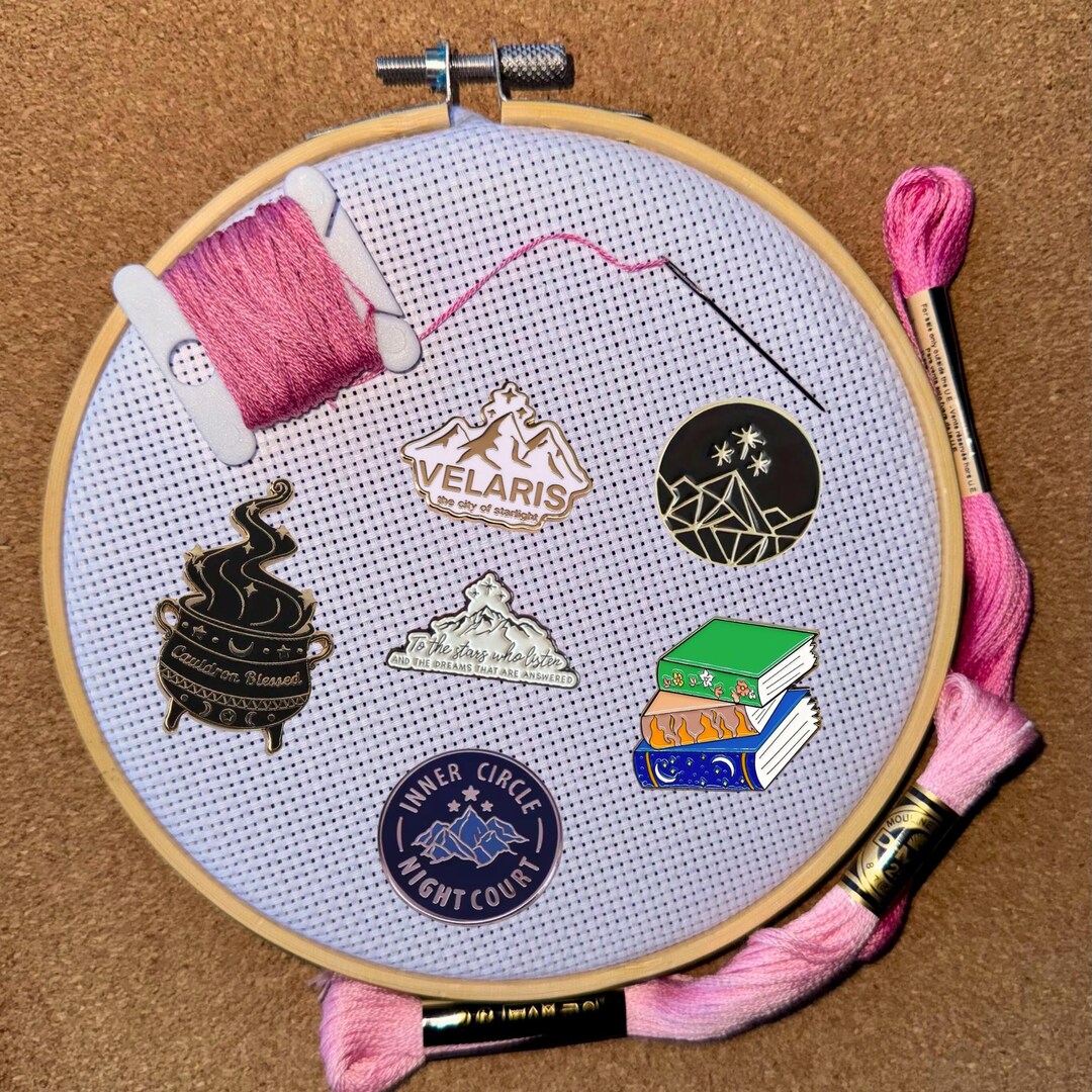 ACOTAR Inspired Magnetic Needle Minders | for Cross Stitch, Needlepoint ...