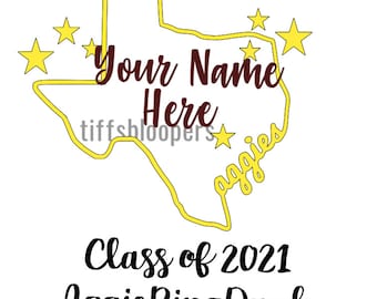 Aggie Ring Svg | Etsy UK