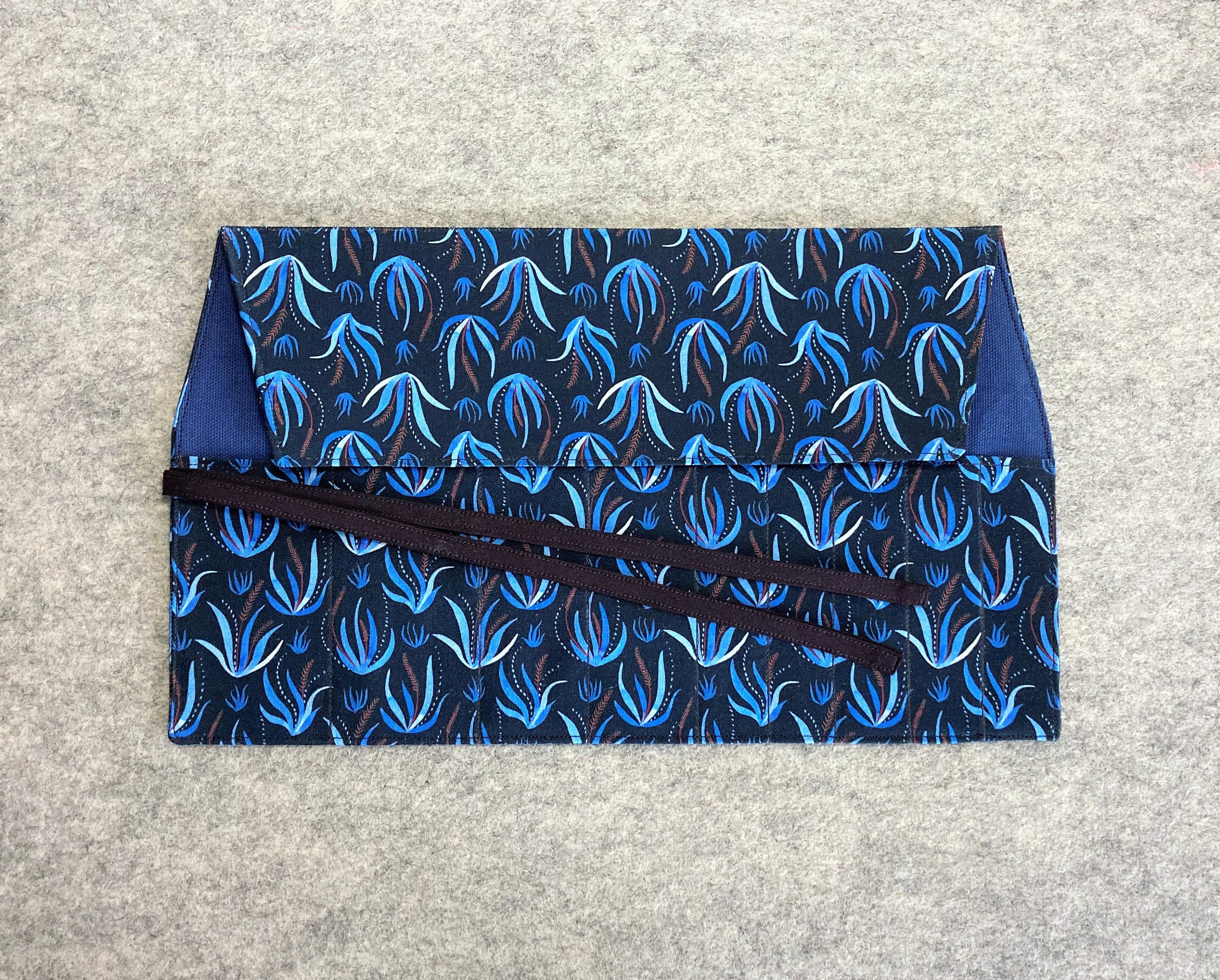 Canvas Pen Roll / Tool Roll, Agave Plant Botanical Floral Print - Etsy