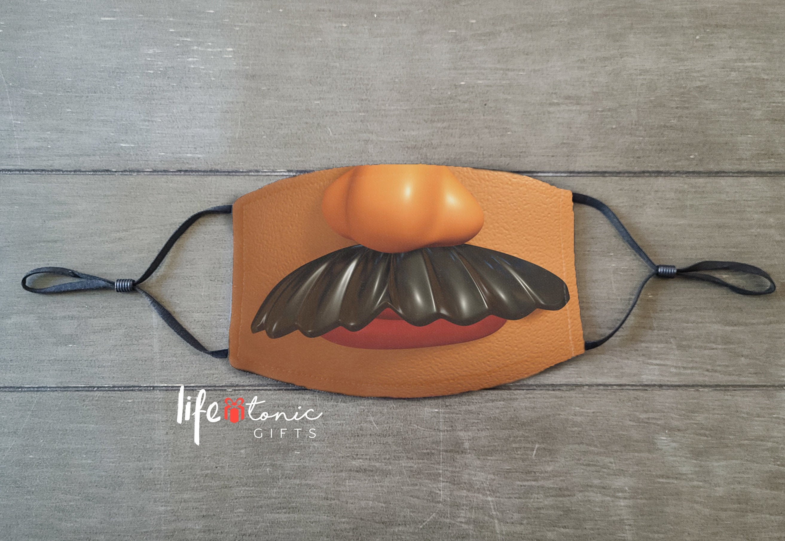 Mr Potato Head Mask Toy Maskmustache Mask Inspired Character Etsy