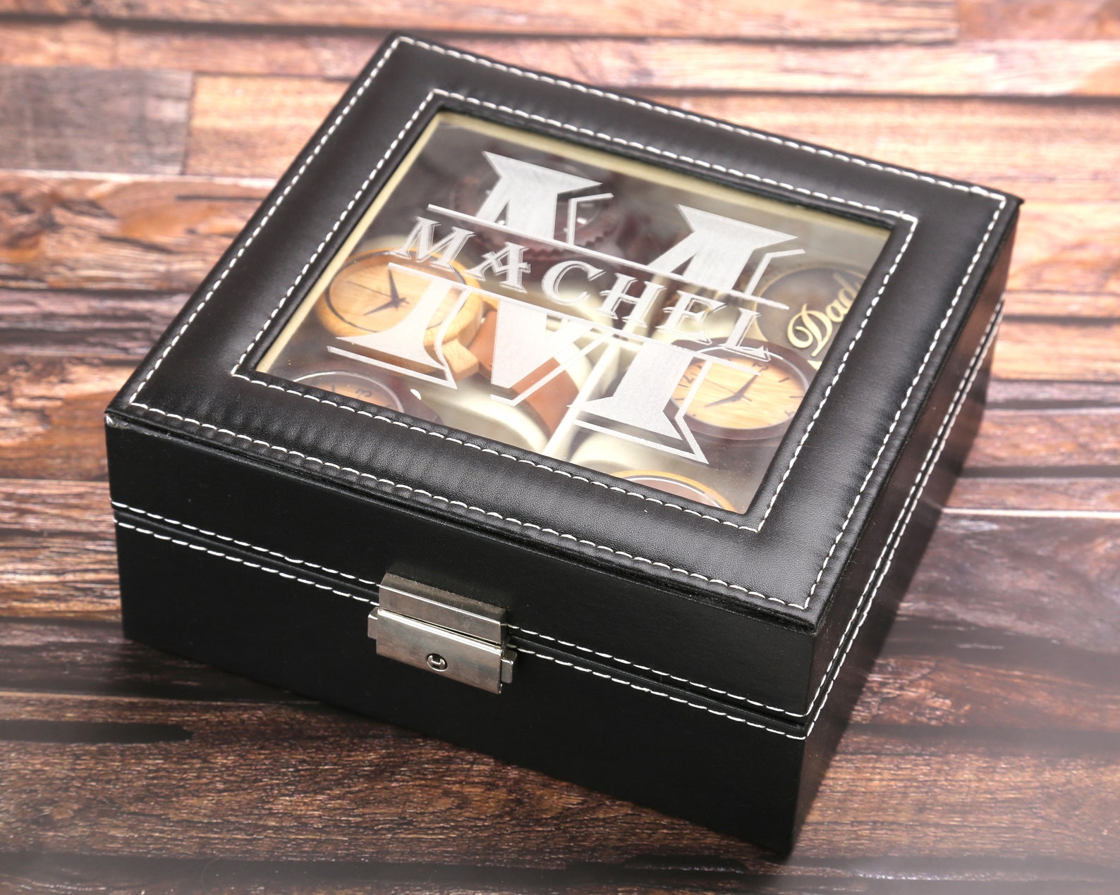 Personalized Watch Case Groomsmen Gifts Engraved Watch Box - Etsy
