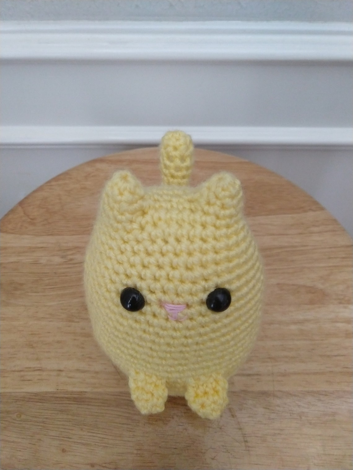 Crocheted dumpling kitty | Etsy