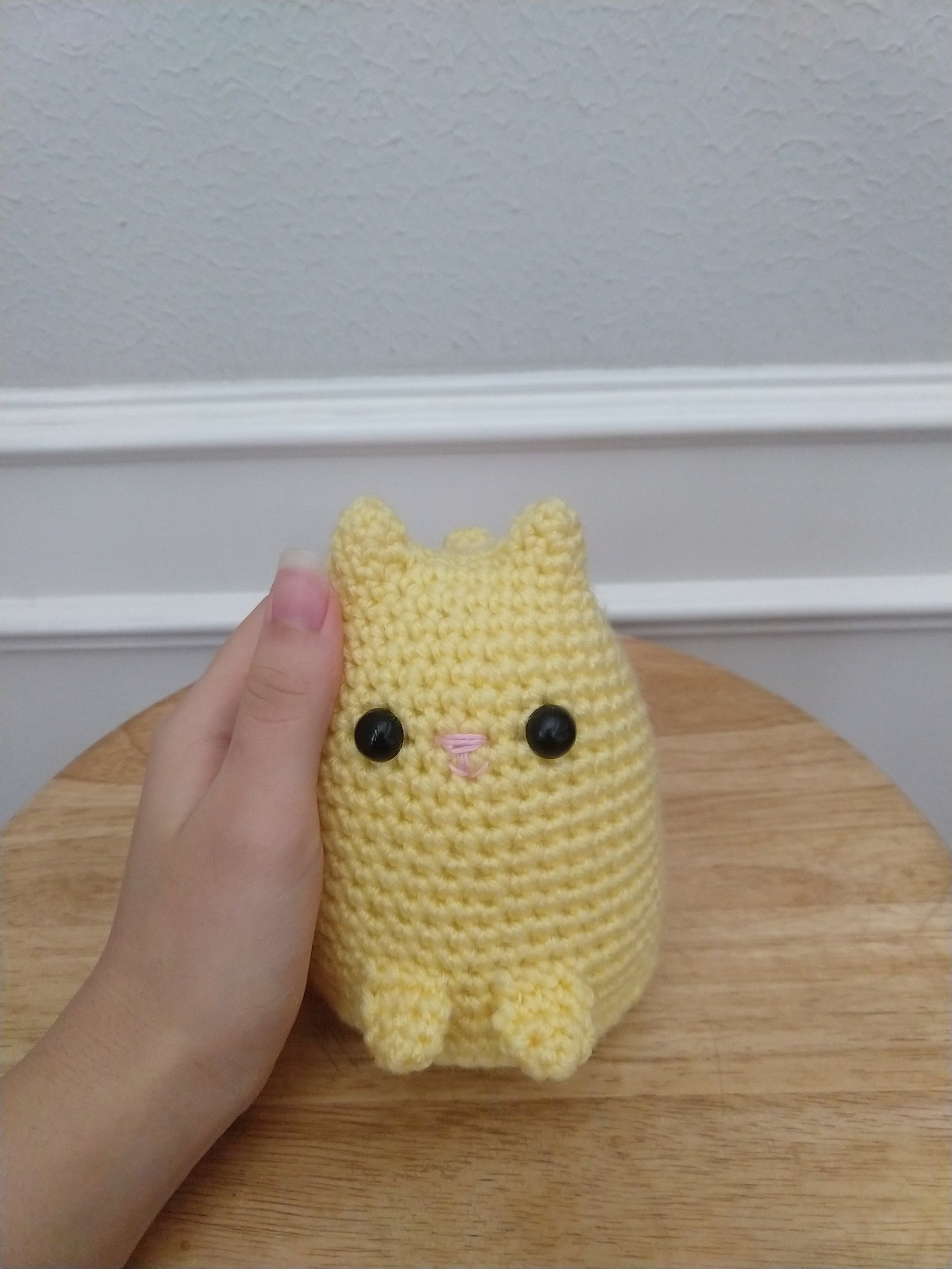 Crocheted dumpling kitty | Etsy