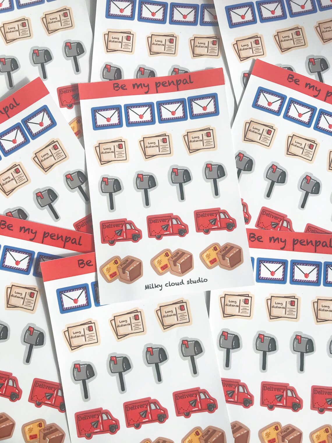 Be My Penpal A6 Sticker Sheet - Etsy