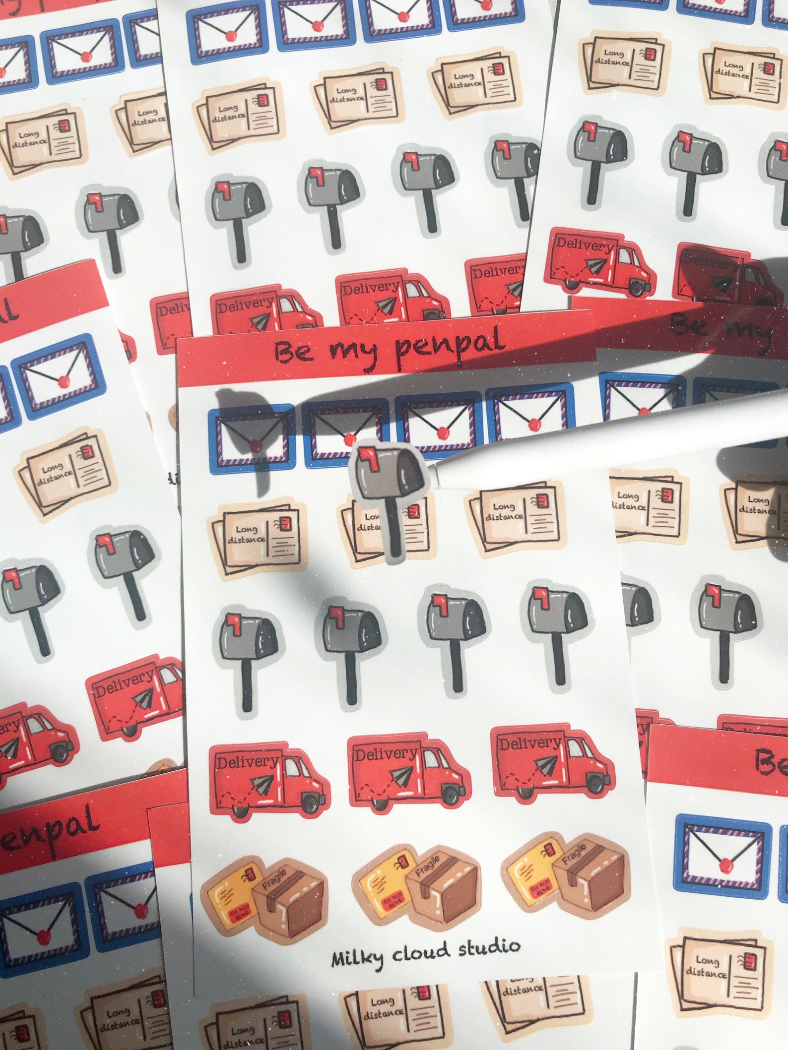 Be My Penpal A6 Sticker Sheet - Etsy