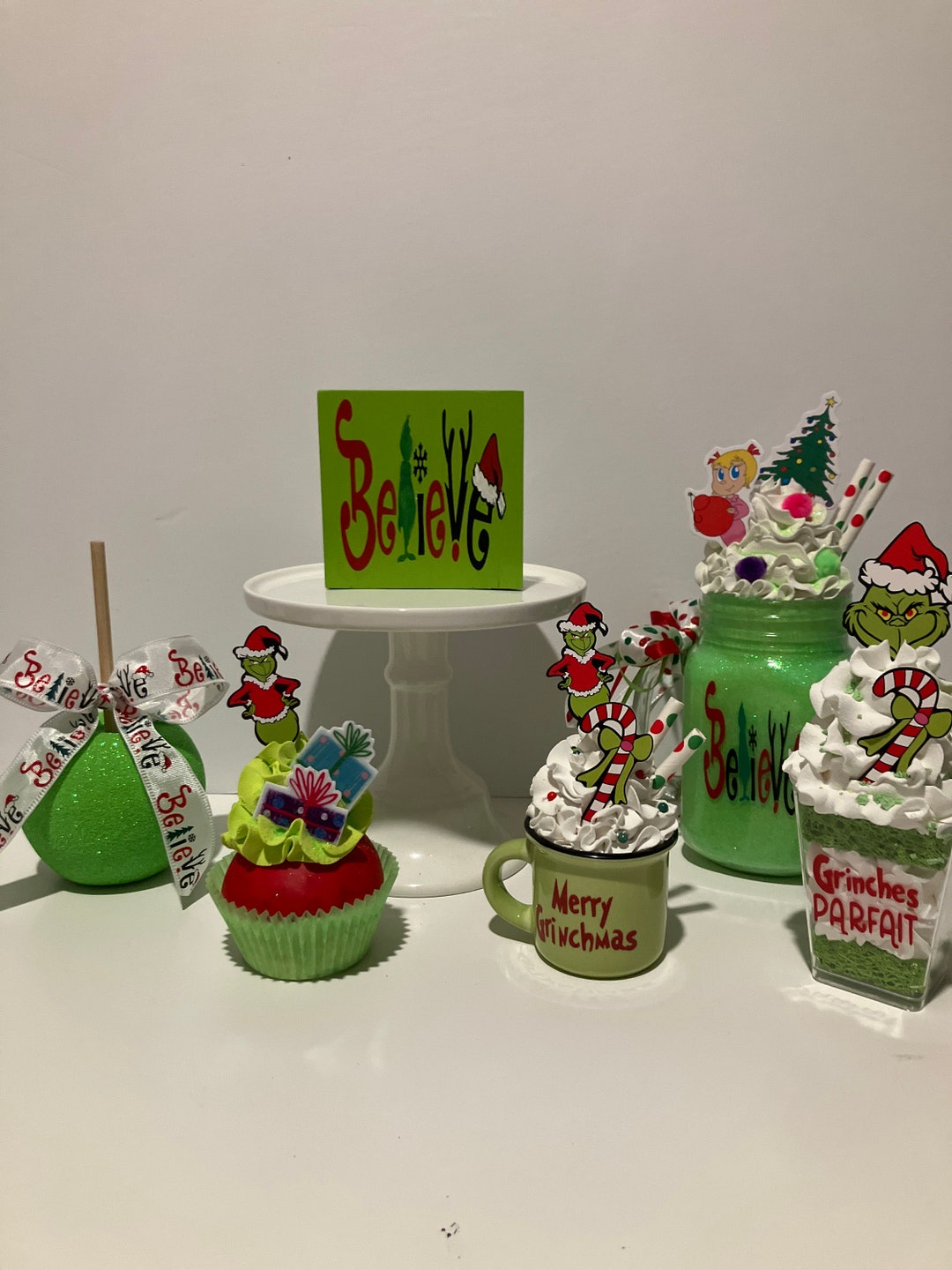 Wood Inspired Grinch Believe Sign Mini - Etsy