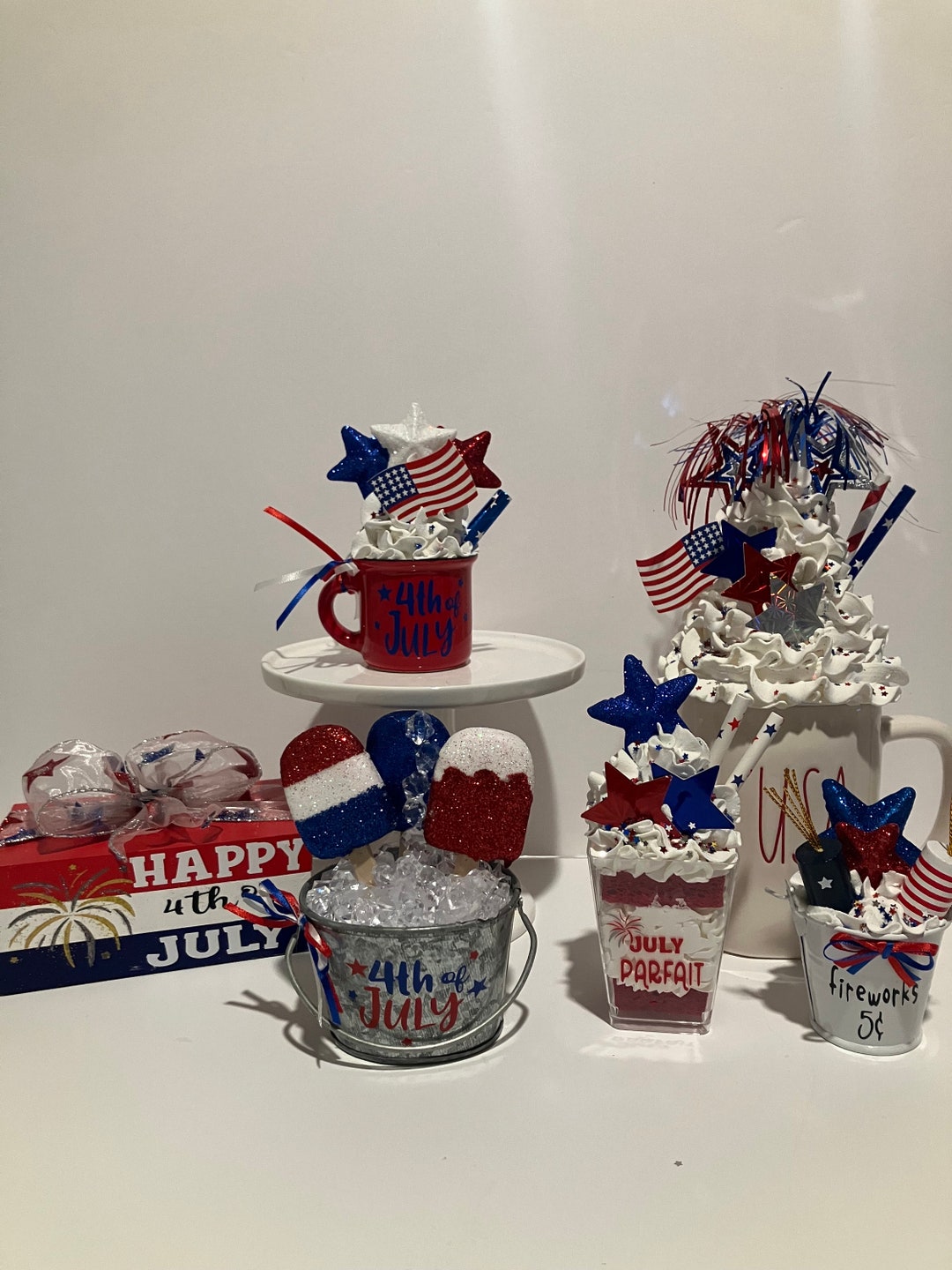 Faux 4th July Espresso Cup - Etsy