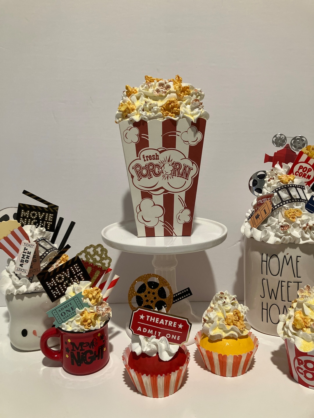 Faux Popcorn Bucket - Etsy