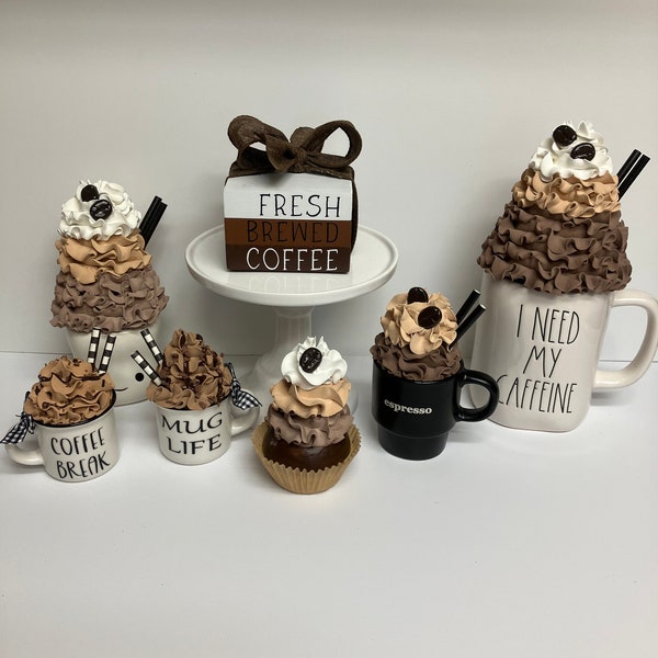 Coffee Mini Book Stack - Etsy