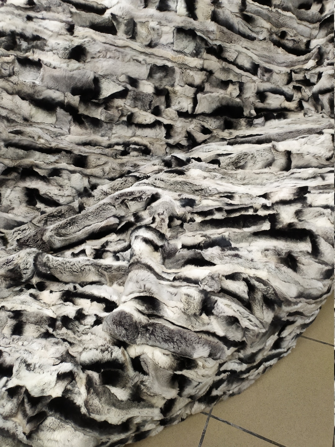 Luxury Real Rex Rabbit Throw Blanket. - Etsy