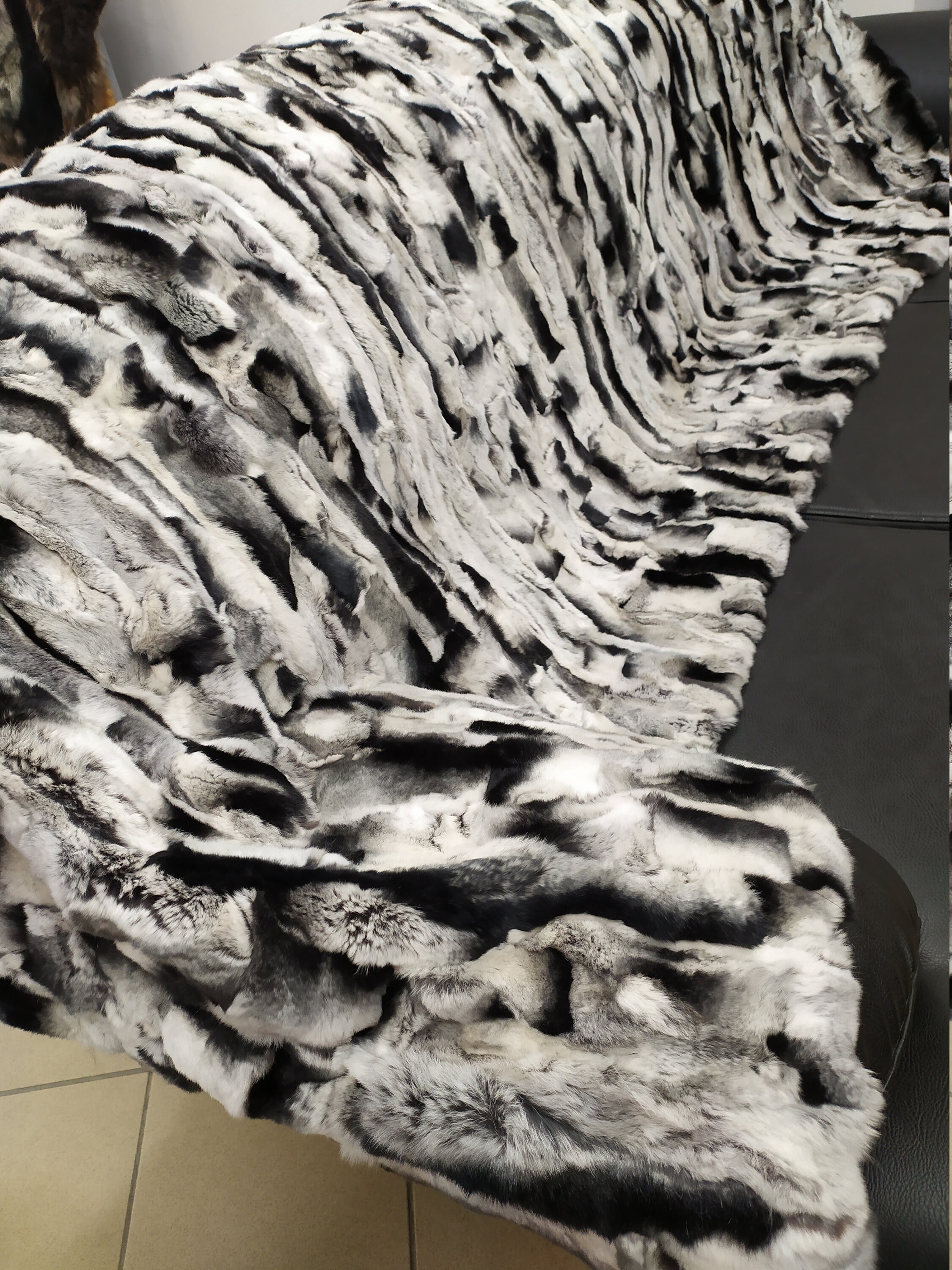 Luxury Real Rex Rabbit Throw Blanket. - Etsy