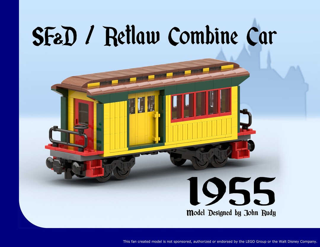 SF&D / Retlaw Combine Car (digital Building Instructions - PDF) - Etsy
