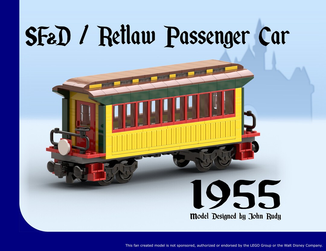 SF&D / Retlaw Passenger Car (digital Building Instructions - PDF) - Etsy
