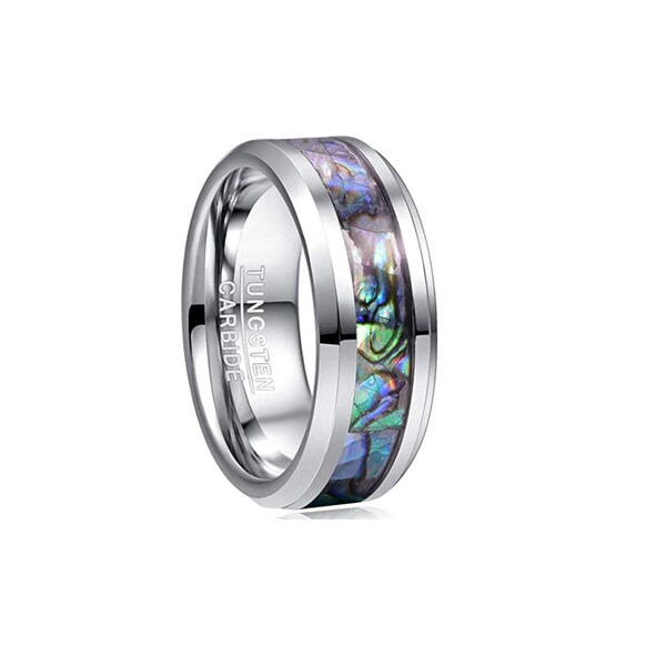 Abalone Wedding Ring - Etsy