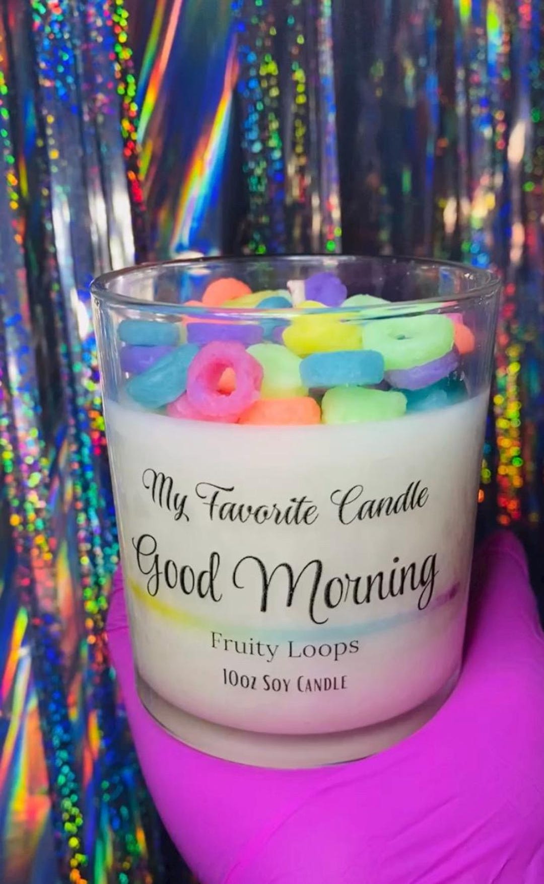 Fruity Loops Candle, Cereal Candle - Etsy