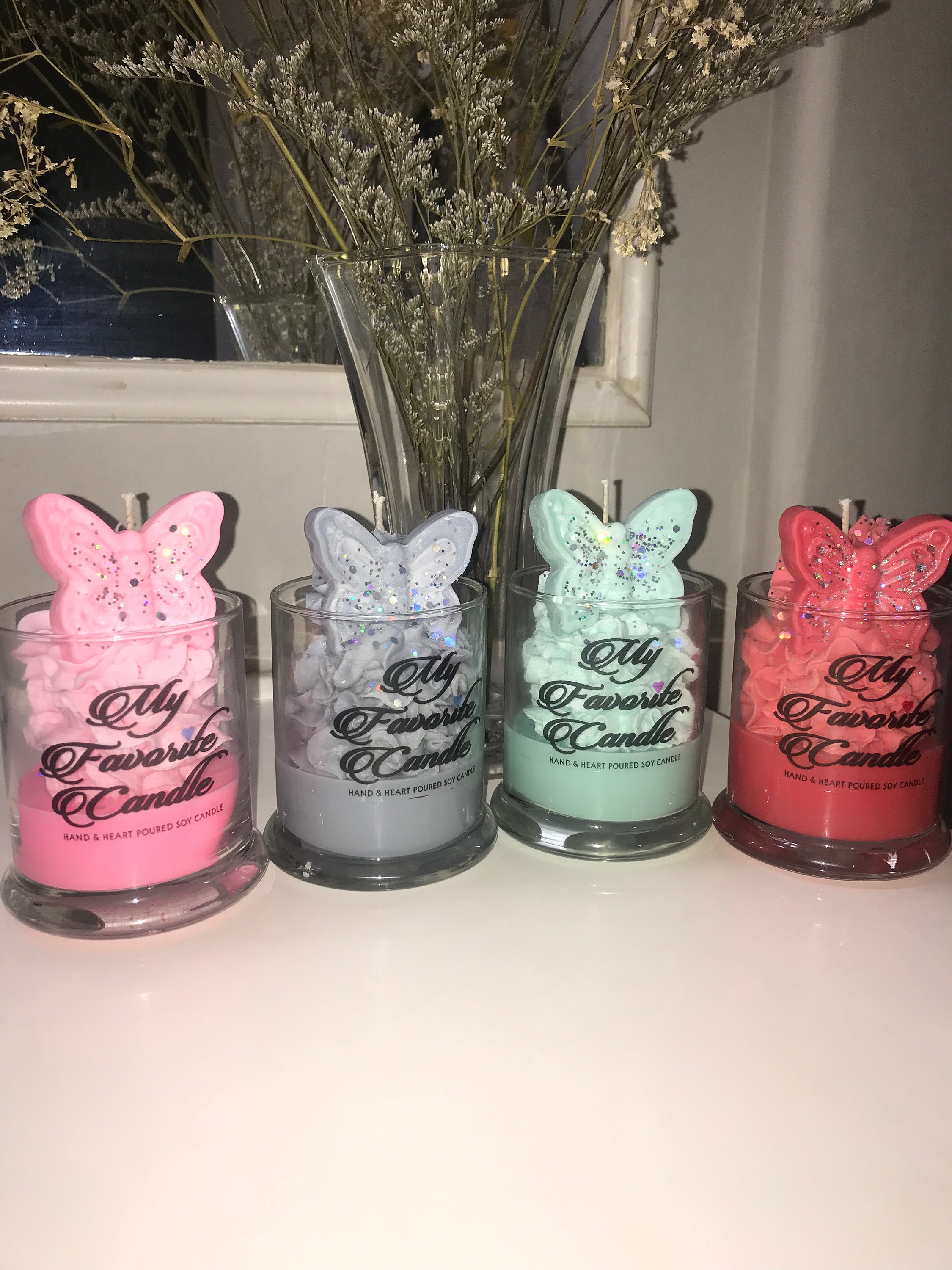 Butterfly Candle Soy Candle Butterflies - Etsy