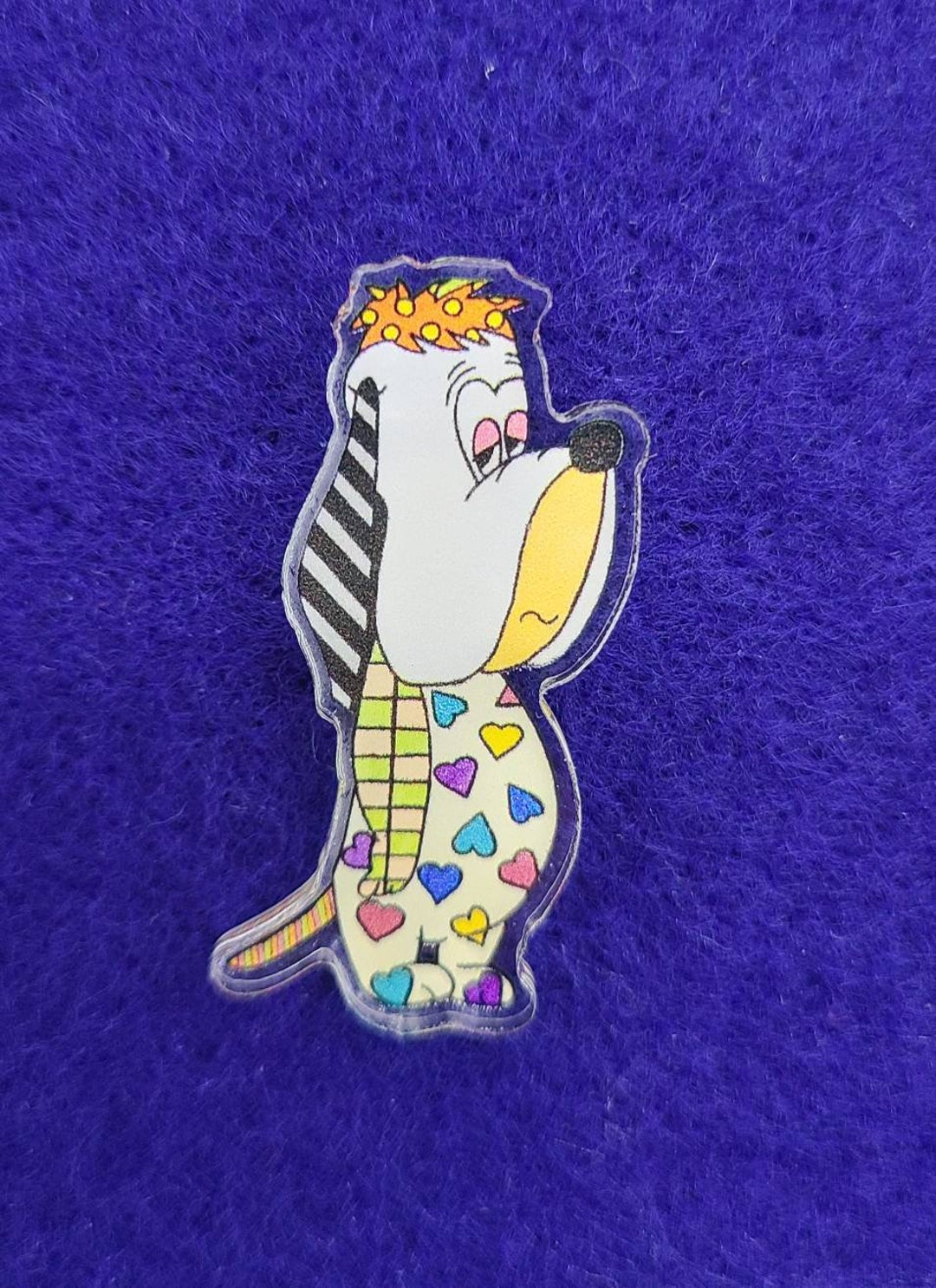 I'm so Happy - Droopy Dog Acrylic Pin - Etsy