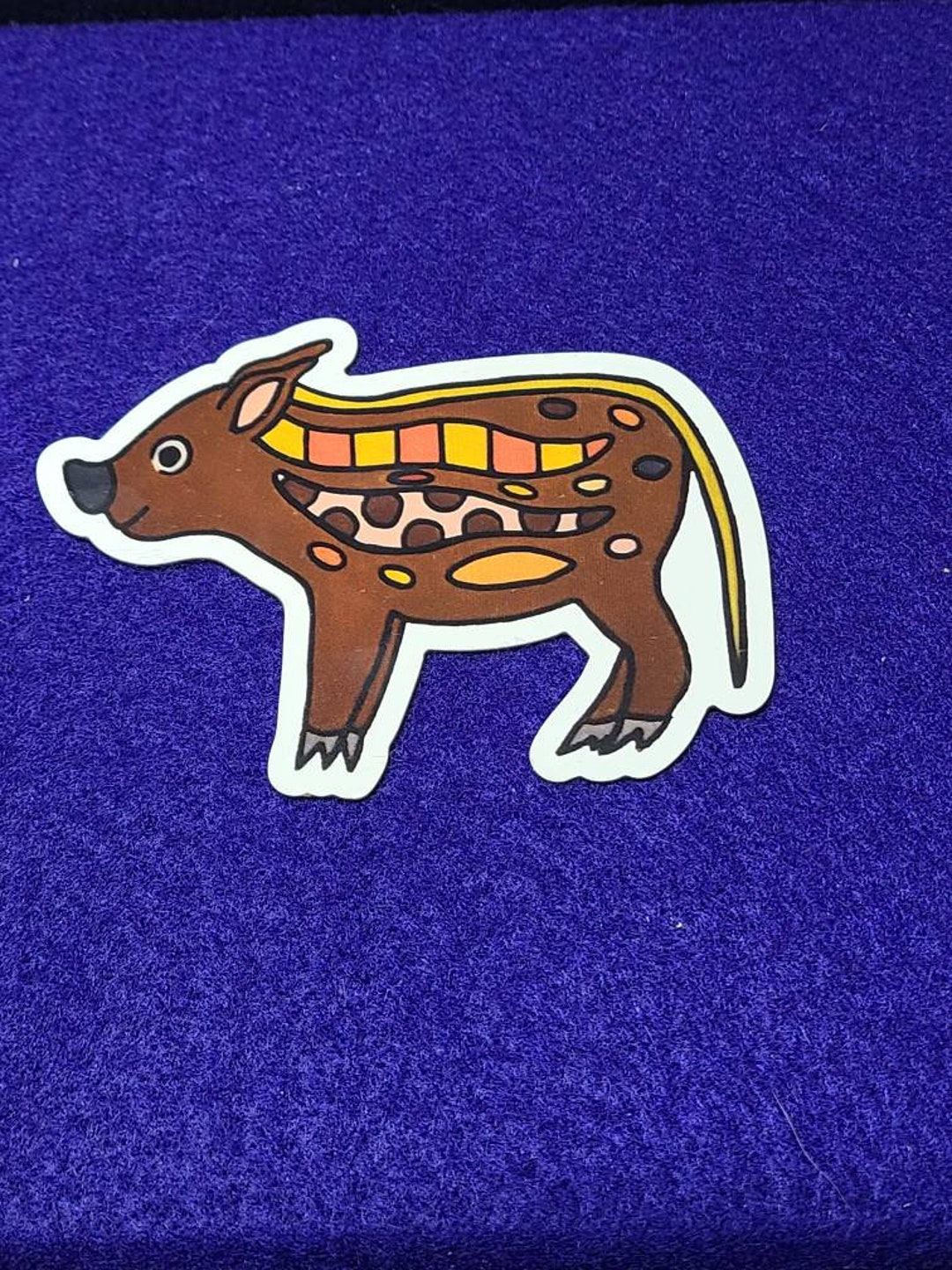 4 Inch Mugsy the Pop Art Red River Hog Vinyl Magnet - Etsy