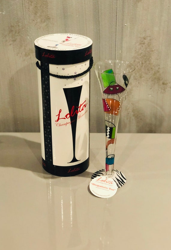 Original Licensed LOLITA Champagne Flute shopaholic Too - Etsy Canada
