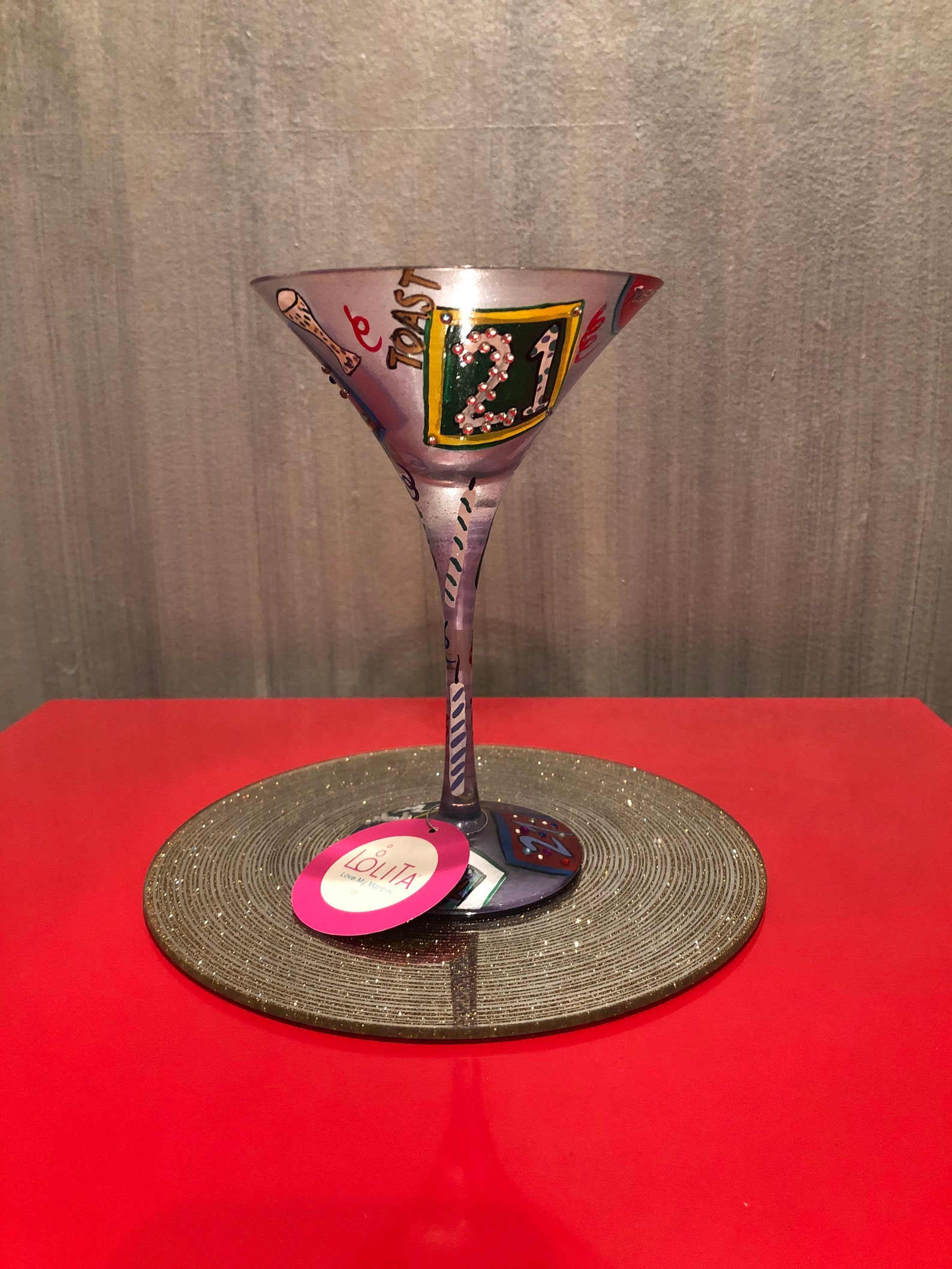 Original Licensed LOLITA Martini Glass Limited Edition 21 - Etsy Singapore